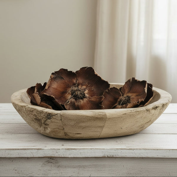 Preserved Palm Cap | Natural| Luxe Coastal Home